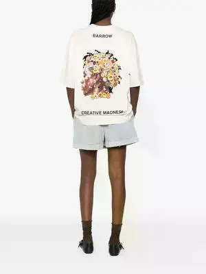 BARROW Crystal Embellishment T-shirt