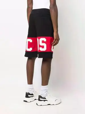 Gcds Logo Print Track Shorts - Black