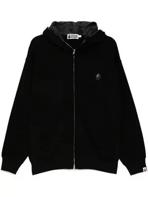 A BATHING APE Logo-plaque Hoodie