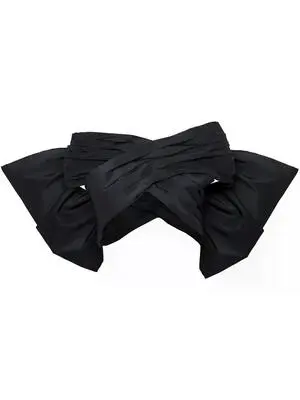 Carolina Herrera Off-shoulder Cropped Top With Bow Detail