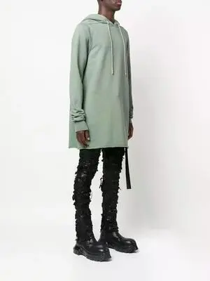 Rick Owens Long-sleeve Rib-trimmed Hoodie