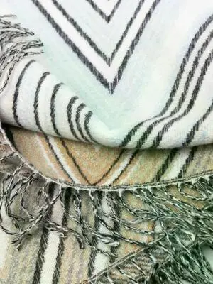 Missoni Zigzag-design Blanket (190cmx130cm) Neutrals