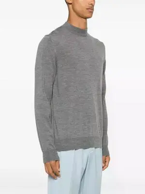 J. Lindeberg Korman Mock Neck Sweater - Grey