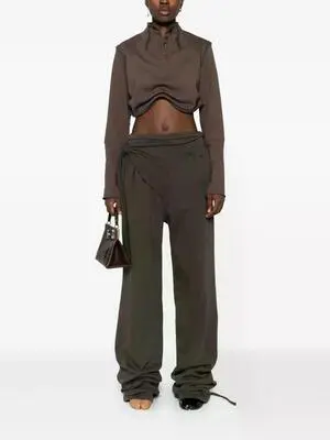 Ottolinger Organic Cotton Jersey Draped Sweatpants
