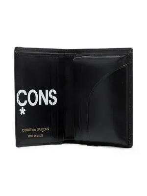 Comme Des Garçons Logo-print Bi-fold Wallet