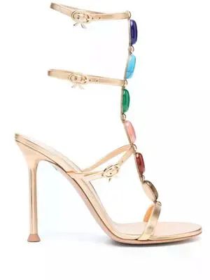 GIANVITO ROSSI Gianvito Rossi Shanti Gladiator Sandals Gold