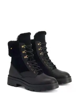 GIUSEPPE ZANOTTI Giuseppe Zanotti Jaure Combat Boots Black