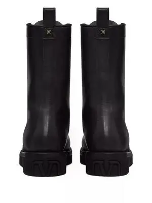 Valentino Garavani Xcombat Leather Boots
