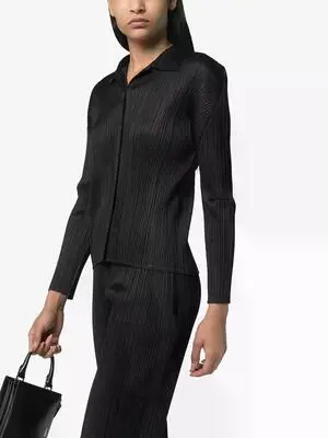 Issey Miyake Pleated Button-down Shirt