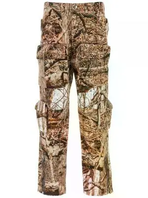 1989 STUDIO Camouflage Print Cargo Trousers