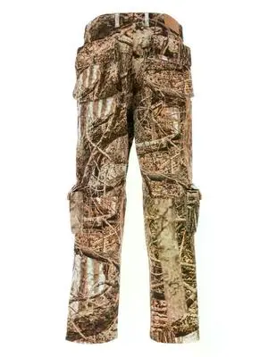 1989 STUDIO Camouflage Print Cargo Trousers