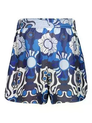 PAULA Floral-print Shorts - Blue