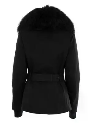 Moncler Vizelle Ski Jacket With Fur Collar