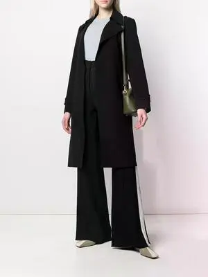 Theory Mid-length Belted Coat - Black