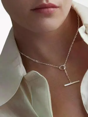 DINNY HALL Thalassa Small T-bar Necklace