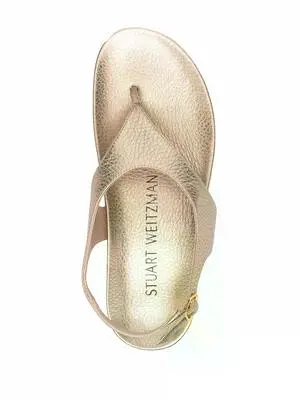 STUART WEITZMAN Metallic-effect Open-toe Sandals