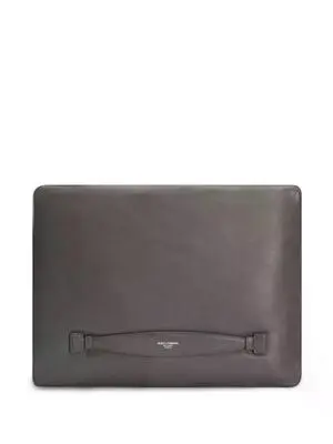 Dolce & Gabbana Leather Clutch Bag - Grey