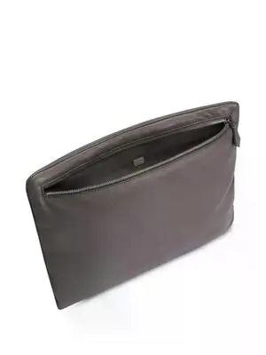 Dolce & Gabbana Leather Clutch Bag - Grey