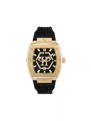Philipp Plein Hexagon Phantom 44mm Stainless Steel Watch - Black