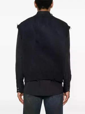 Études Studio V-neck Embroidered Vest