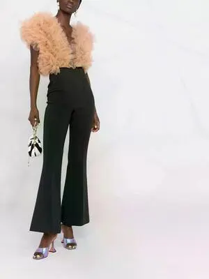 Alchemy Fashions X Lia Aram Organza Ruffle Bodysuit - Neutrals