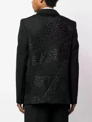Comme Des Garçons Panelled Single-breasted Blazer