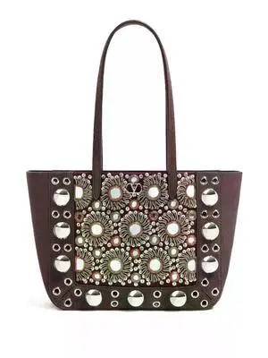 Valentino Garavani Nellcôte Mini Tote Bag - Brown