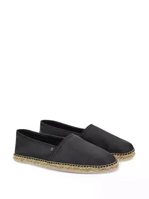 FERRAGAMO Gancini Buckle Leather Espadrilles