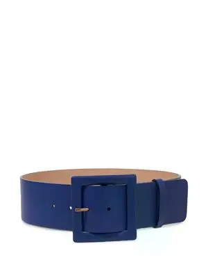 Carolina Herrera Leather Belt With Buckle Fastening - Blue