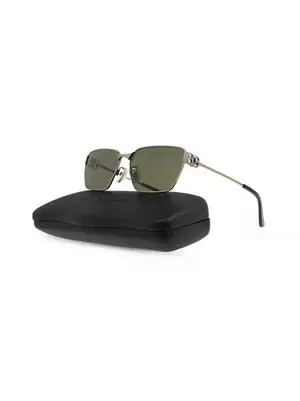 Balenciaga Bb-plaque Rectangle-frame Sunglasses