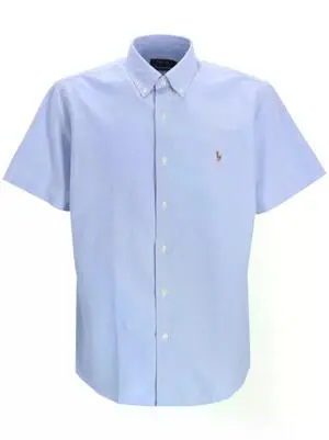 Polo Ralph Lauren Pony-motif Short-sleeve Shirt - Blue