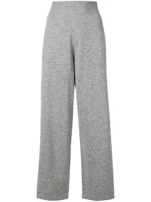 BARRIE Ribbed Waistband Track Pants - Grey