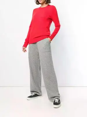 BARRIE Ribbed Waistband Track Pants - Grey