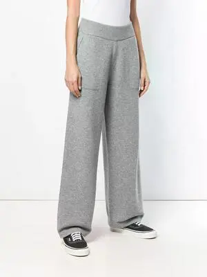 BARRIE Ribbed Waistband Track Pants - Grey