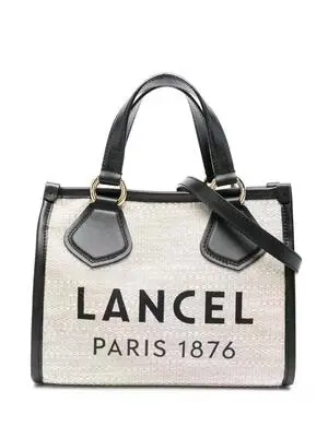 LANCEL Logo Print Tote Bag