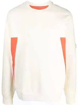 Y3 Logo Patch Crew Neck Sweatshirt - Neutrals