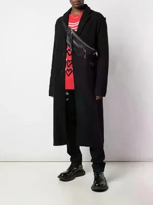 HACULLA. Dracula Single-breasted Coat - Black