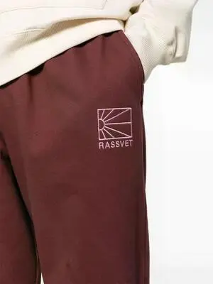 RASSVET Logo-embroidered Cotton Track Pants