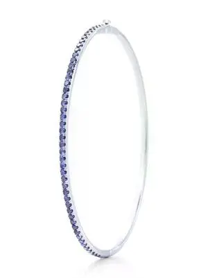Kwiat 18kt White Gold Sapphire Bangle