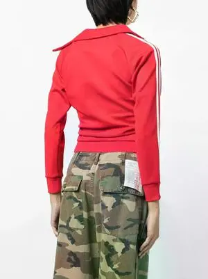 GROUND ZERO Logo-patch Zip-up Jacket - Red