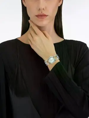 FERRAGAMO Double Gancini Jewel 25mm Watch - Silver