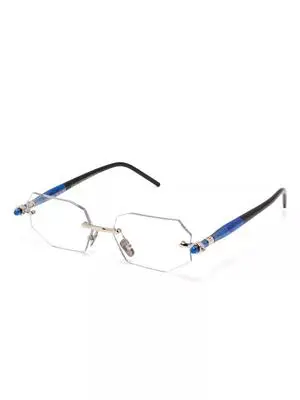 KUBORAUM Rimless Geometric-frame Eyeglasses