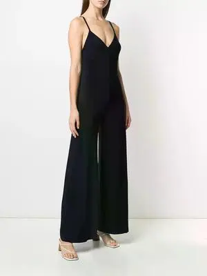 Norma Kamali Slip Wide-leg Jumpsuit - Black