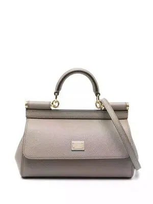 Dolce & Gabbana Dolce & Gabbana Small Sicily Tote Bag Brown