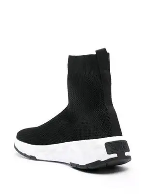 Versace Logo Print Sock Sneakers