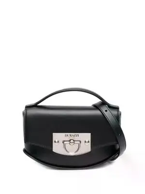 DURAZZI MILANO Flip-lock Leather Shoulder Bag