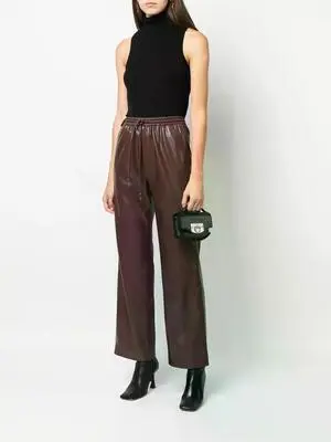 DURAZZI MILANO Flip-lock Leather Shoulder Bag