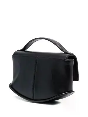 DURAZZI MILANO Flip-lock Leather Shoulder Bag