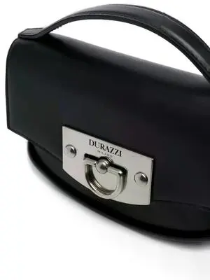 DURAZZI MILANO Flip-lock Leather Shoulder Bag