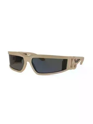 Dolce & Gabbana Rectangle Frame Glasses - Neutrals